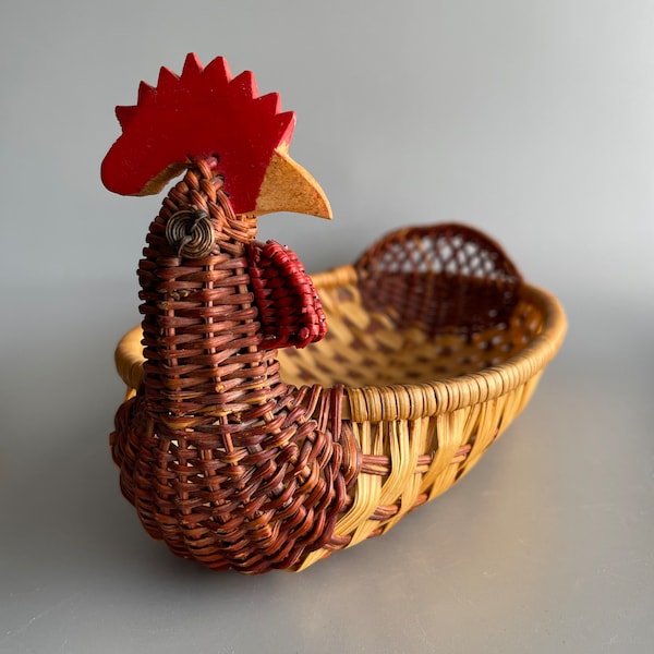 Wicker Basket - Etsy