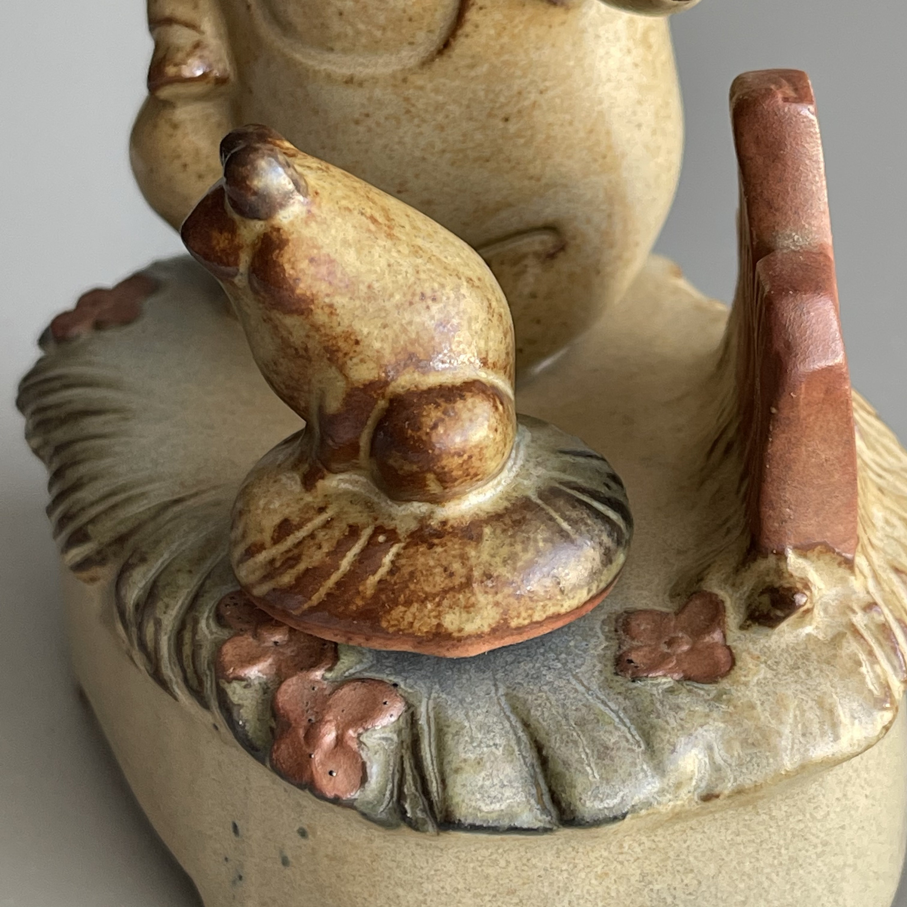 Vintage UCTCI Japan Ceramic Musical Figurine Happy Anthropomorphic ...