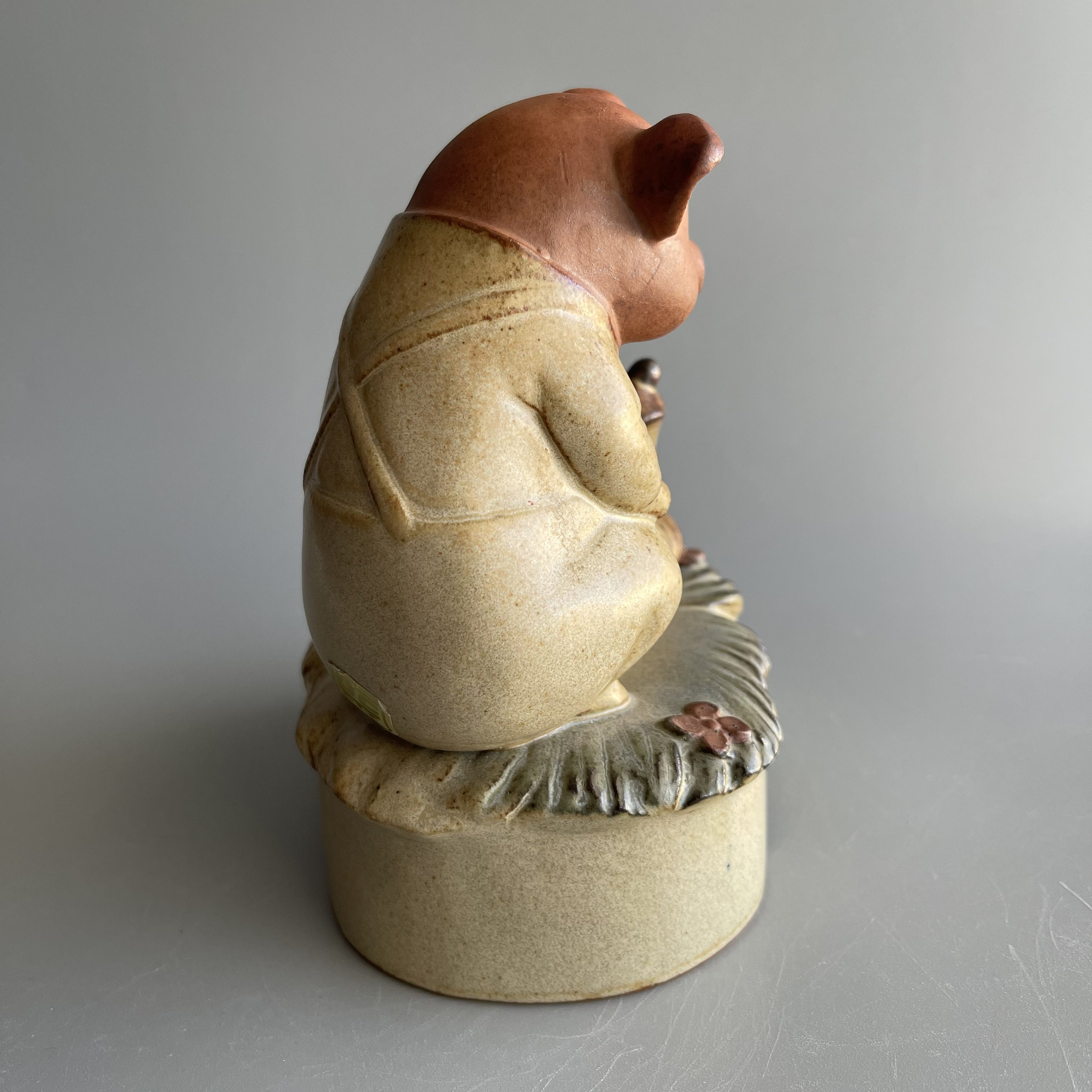 Vintage UCTCI Japan Ceramic Musical Figurine Happy Anthropomorphic ...