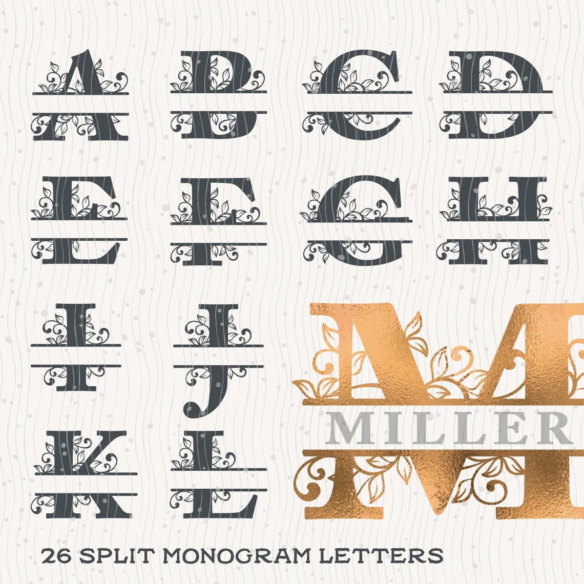 Split Monogram Svg Split Letter Svg Monogram Aphabet Split Font Png ...