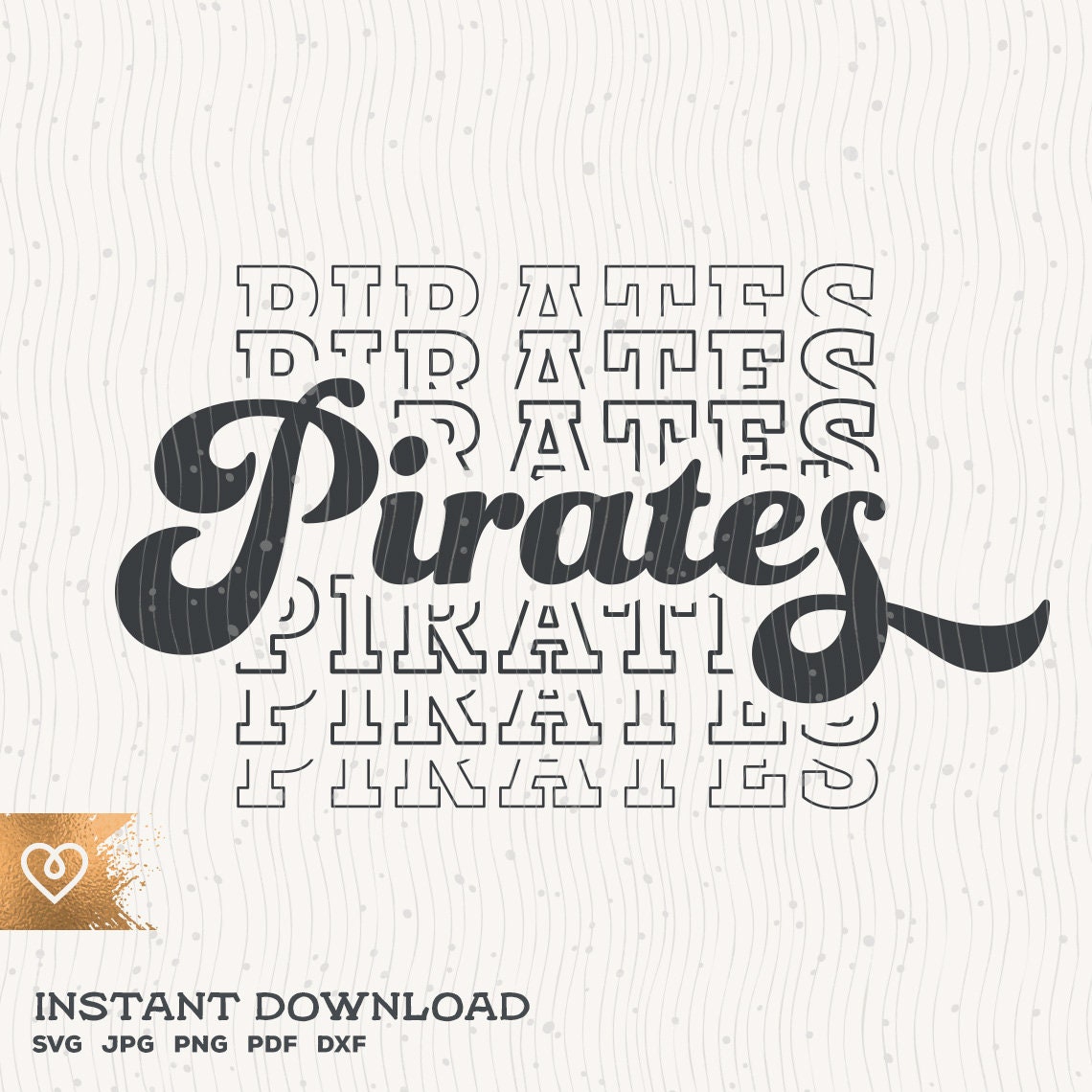 Pirates School Spirit Svg Pirate Pride Png Retro Pirates Team - Etsy