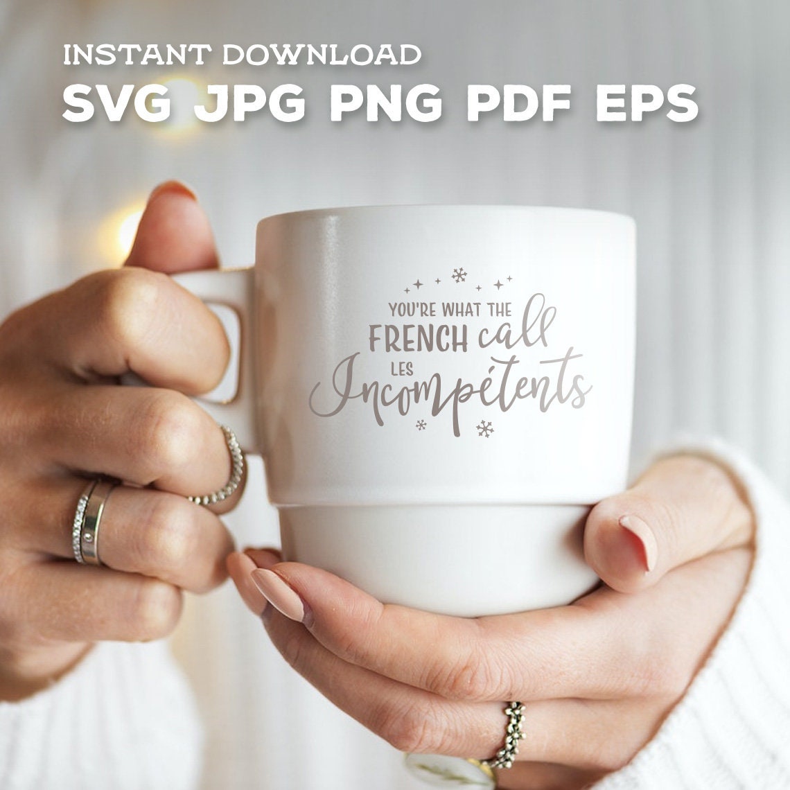 You're What the French Call Les Incompetents Svg Christmas - Etsy