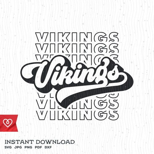Vikings School Spirit Svg Retro Design Viking Pride Svg - Etsy