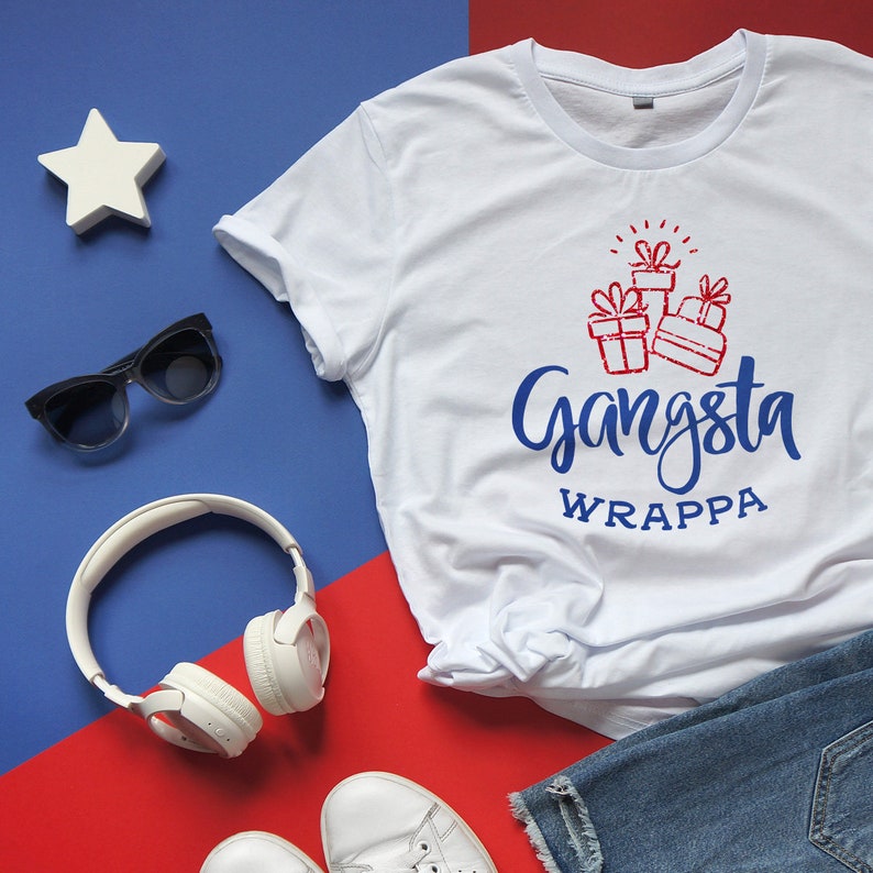 Gangsta Wrappa Svg Funny Christmas Png Cut File for Cricut - Etsy