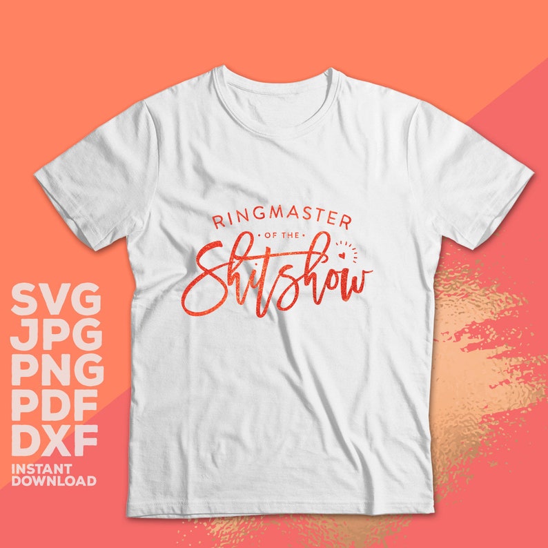 Ringmaster of the Shitshow Svg Shit Show Circus Ringmaster Svg - Etsy