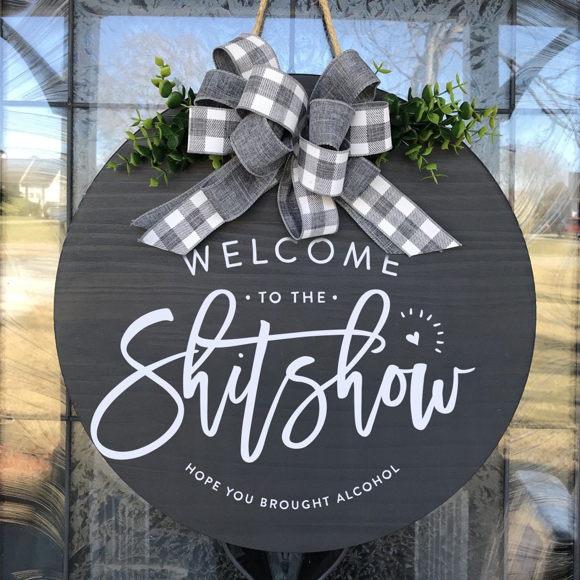 Shitshow Welcome Sign Svg the Shit Show Svg Funny Welcome to - Etsy