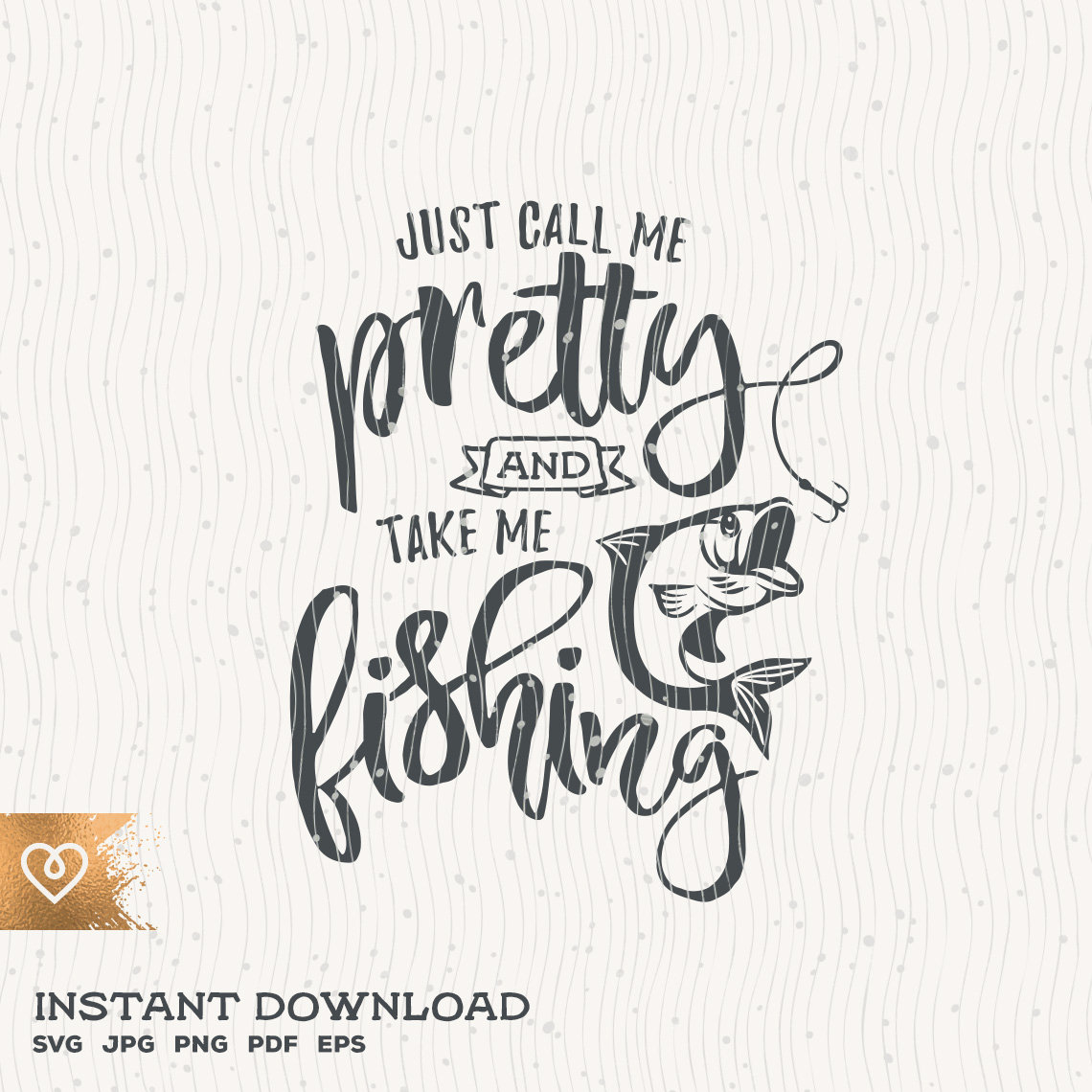 Fishing Svg Call Me Pretty Svg Take Me Fishing Svg Fish | Etsy