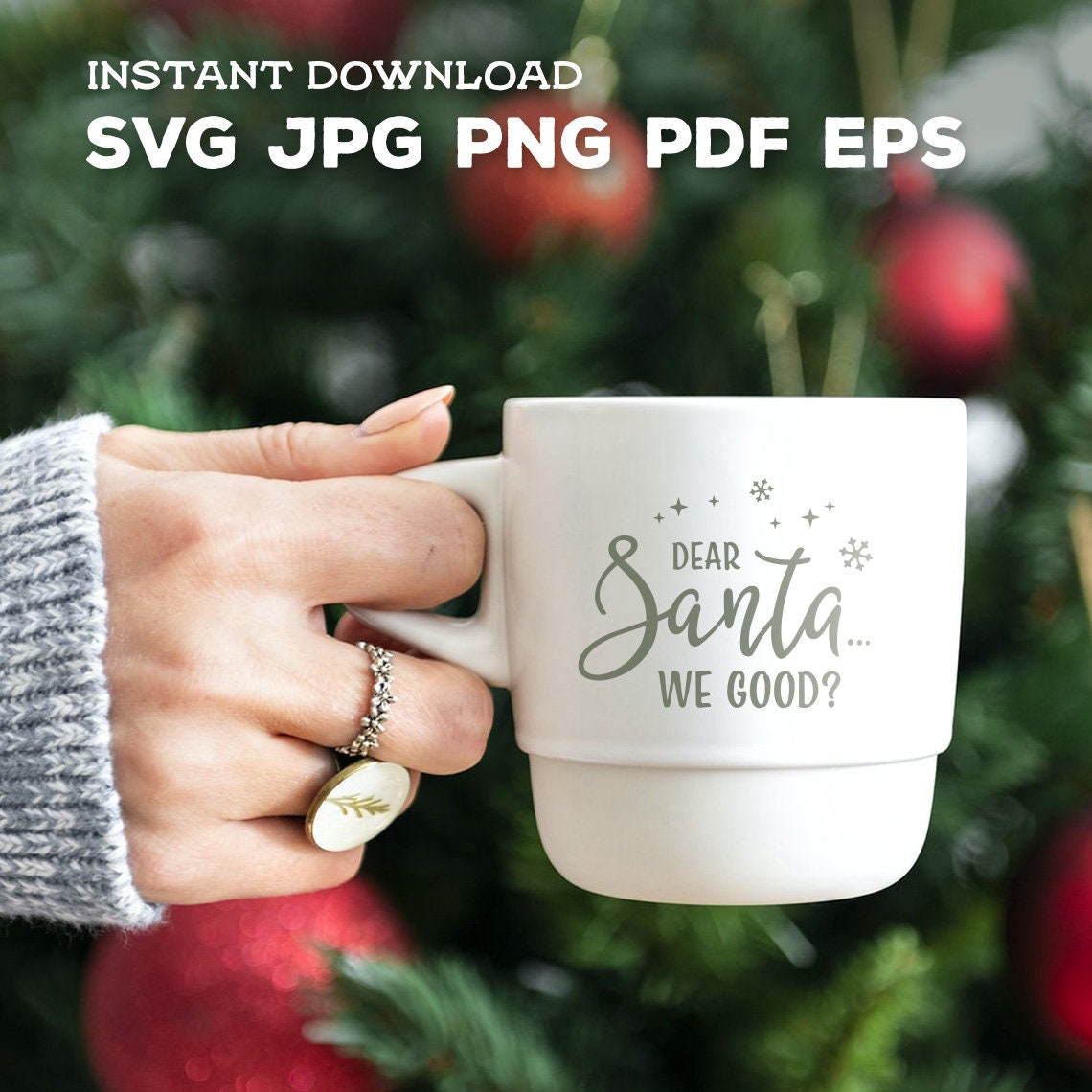 Dear Santa We Good Svg Naughty List Png Merry Christmas Cut - Etsy