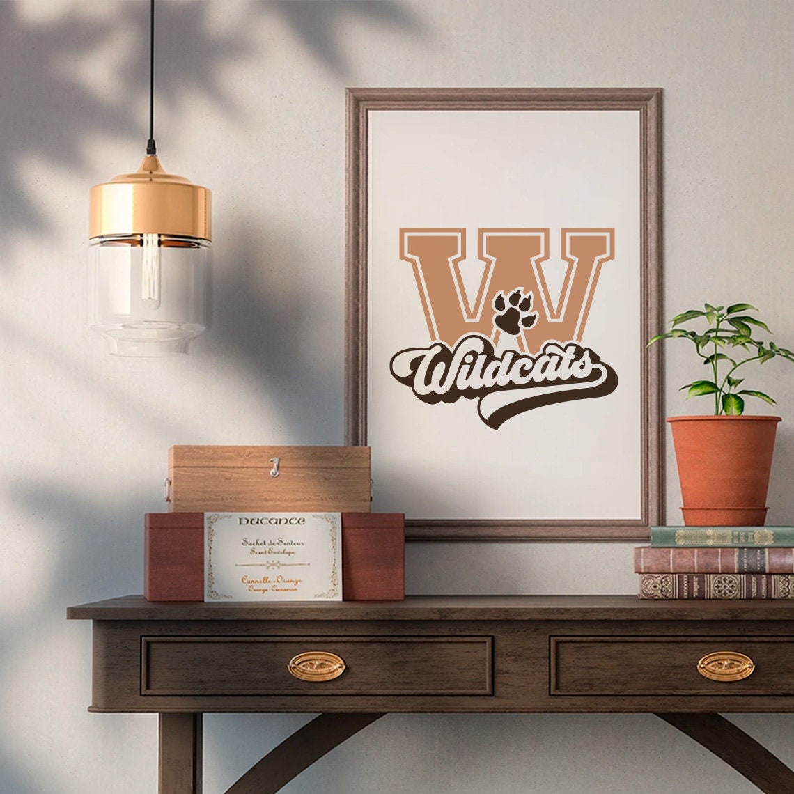 Wildcats Paw Svg Vintage Design Wildcat School Spirit Png Wildcats ...