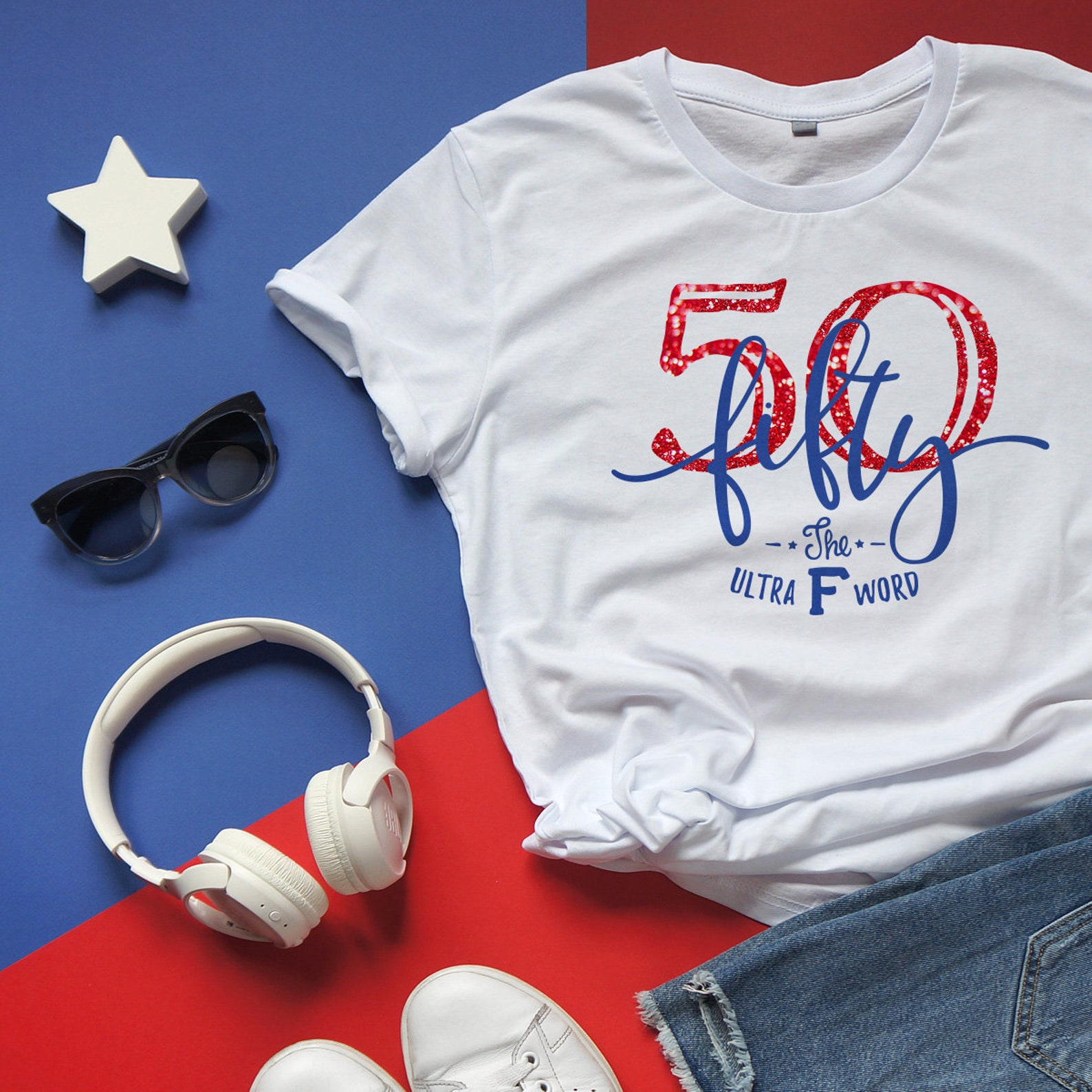 Fifty Svg the Ultra F Word Svg 50th Birthday F-word Svg This - Etsy