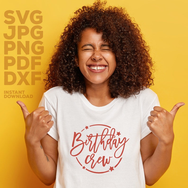 Birthday Crew Svg Birthday Girl Svg Happy Birthday Saying Svg - Etsy