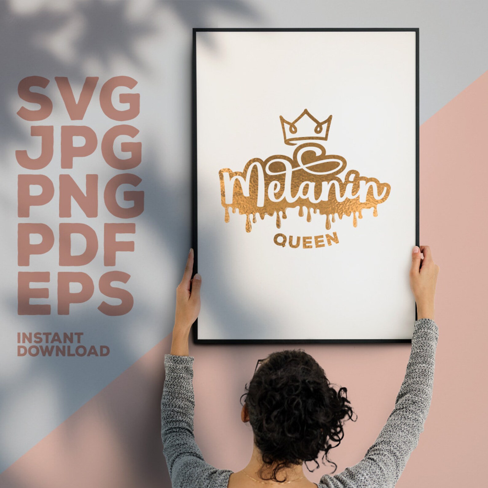 Melanin Queen Svg Melanin Dripping Svg Instant Download | Etsy