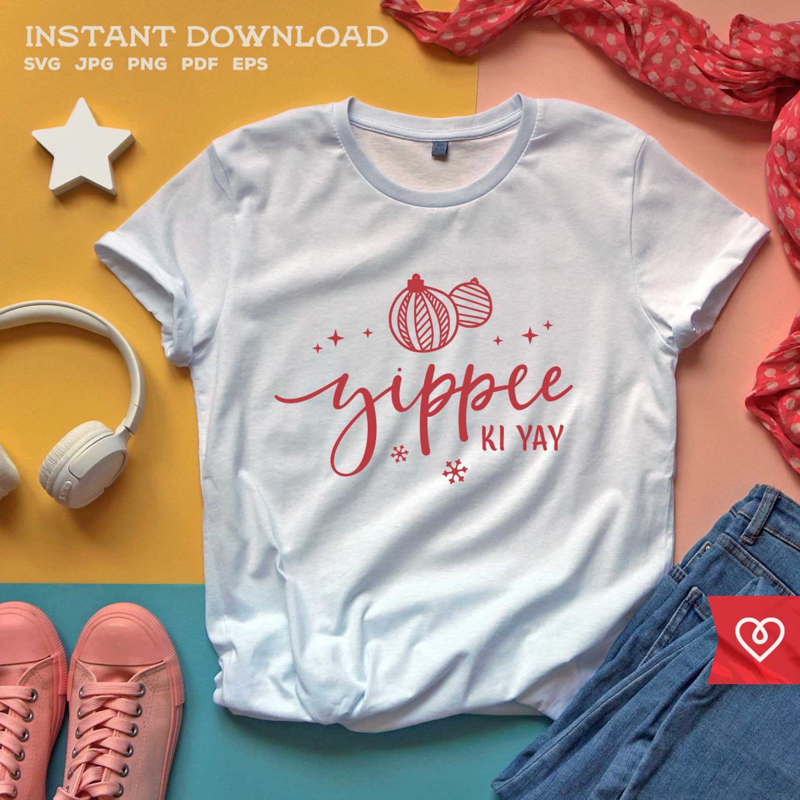 Yippee Ki Yay Svg Christmas Movie Png Die Hard Cut File for Cricut Instant Download Yippee-ki ...