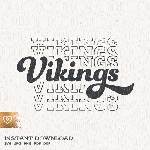 Vikings School Spirit Svg Retro Design Viking Pride Svg - Etsy