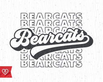 Bearcats Svg Bearcat Nation School Spirit Shirts Svg School - Etsy