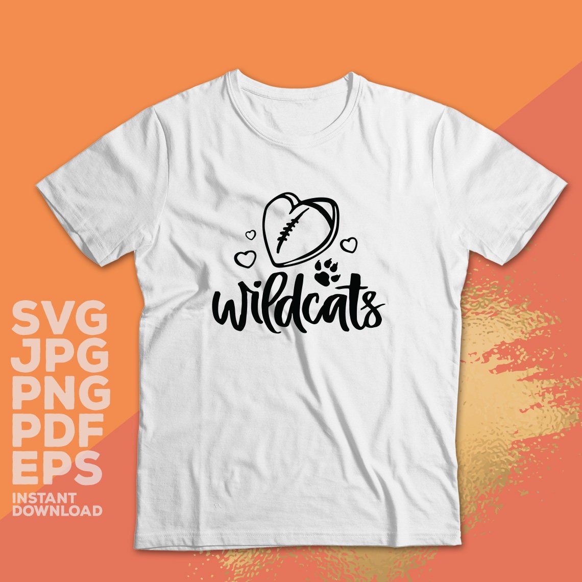 Go Wildcats Svg School Spirit Png Football Cheer Wildcat Pride - Etsy