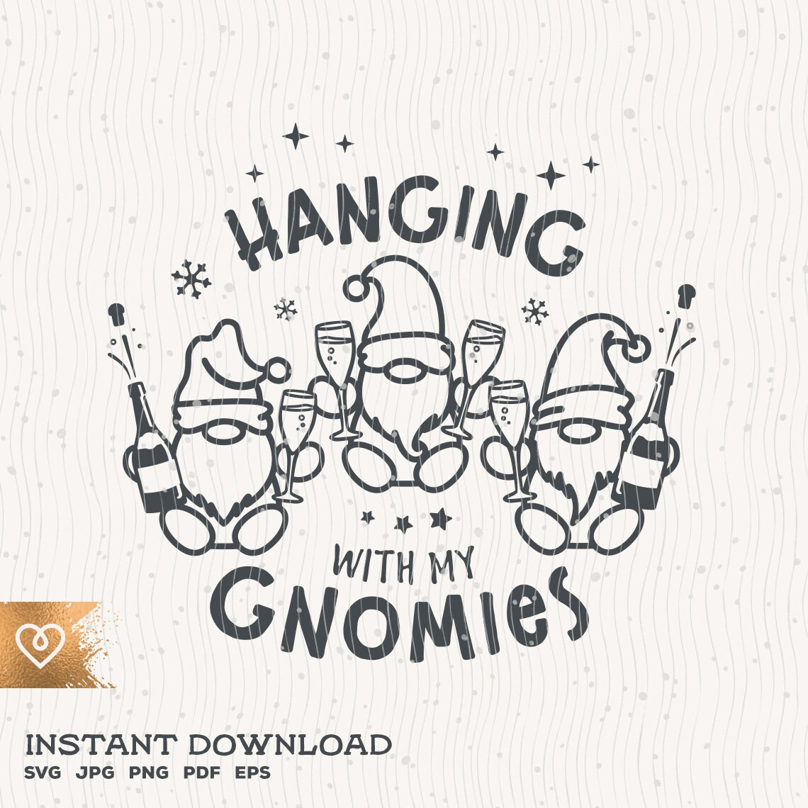Hanging With My Gnomies Svg Funny Christmas Gnomes Png Cut - Etsy UK