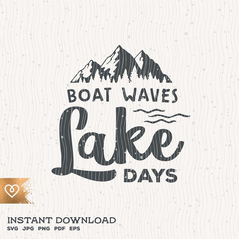 Lake Svg Lake Days Boat Waves Svg Life is Better on the Lake - Etsy