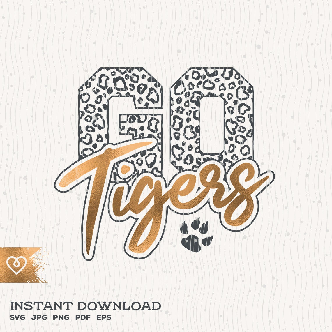 Go Tigers Svg School Spirit Png Tiger Pride Cheer Svg Tiger - Etsy