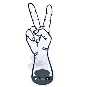 Peace Hand Desk Top Sculpture - Etsy
