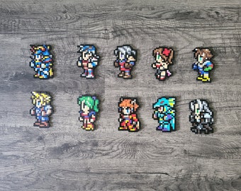 Final Fantasy 8 Perler Bead Art Squall Fridge Magnets FF8 - Etsy