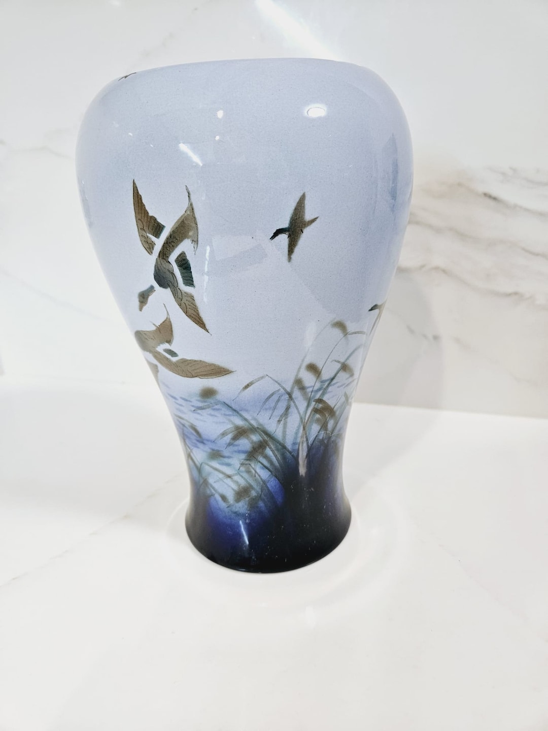 Falcon Ware Pottery Hand Painted Vase Misty Morning Circa 1970s - Etsy