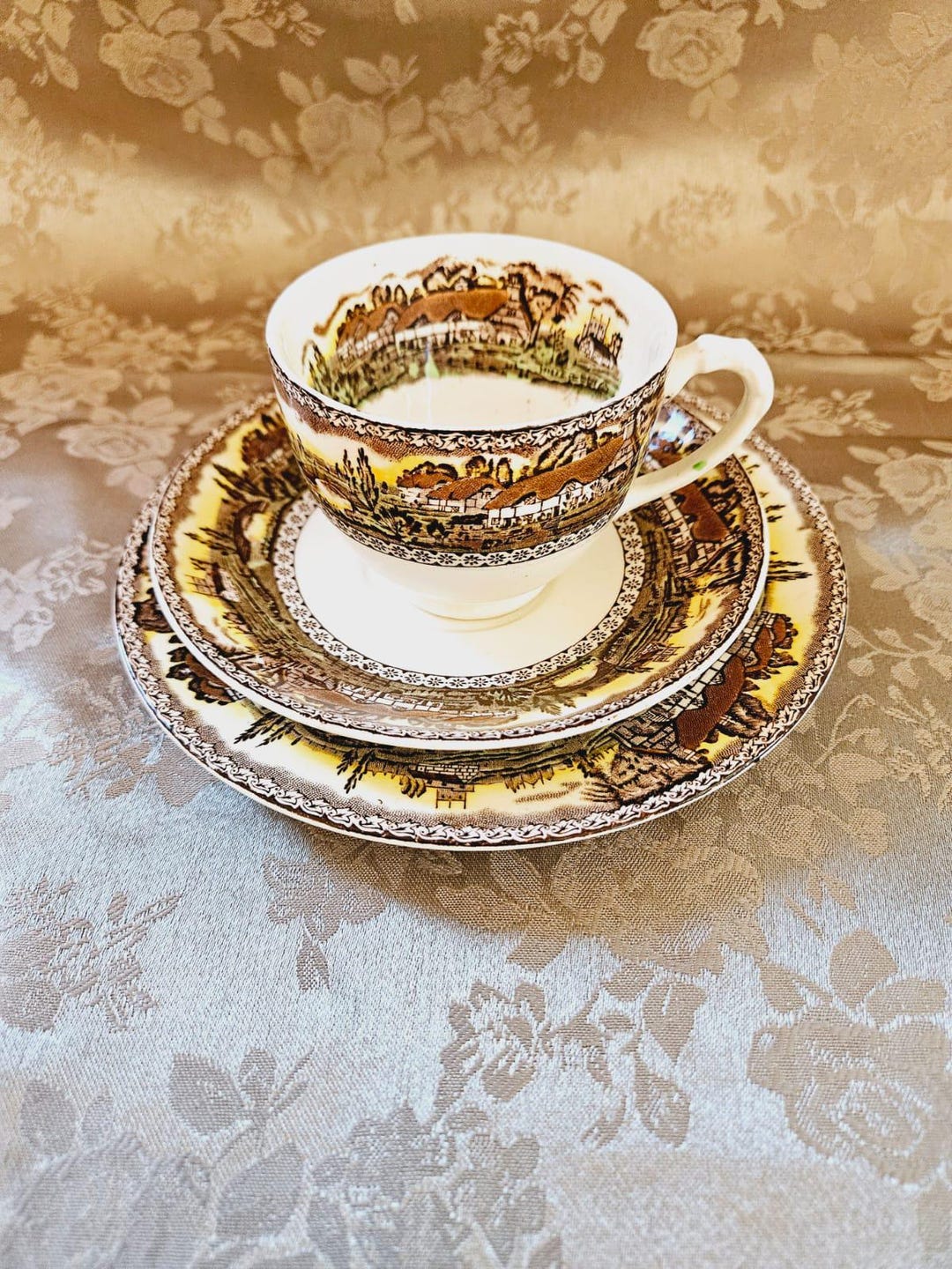 Vintage Empire England Devon Tea Set Trio C.1940s - Etsy