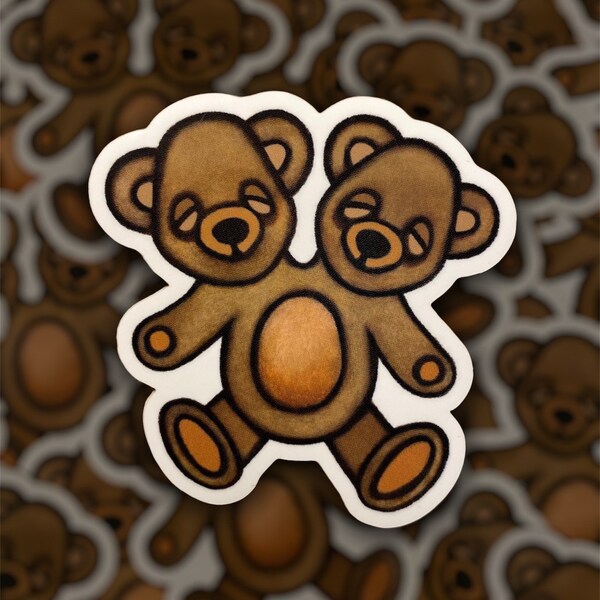 Two Headed Teddy Bear - Etsy