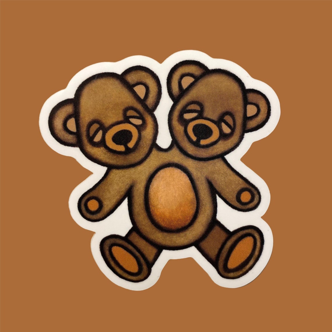 Two-headed Teddy Bear Handmade Creepy Dark Gothic Art - Etsy