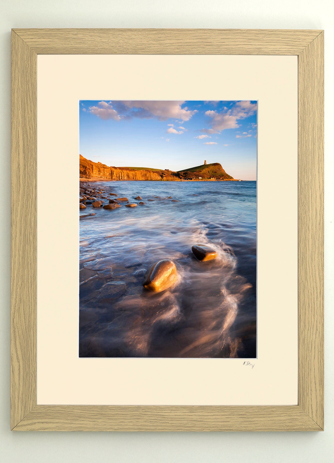7x5, A4 or A3 Photograph in Ivory Mount With Oak or Black Photo Frame ...