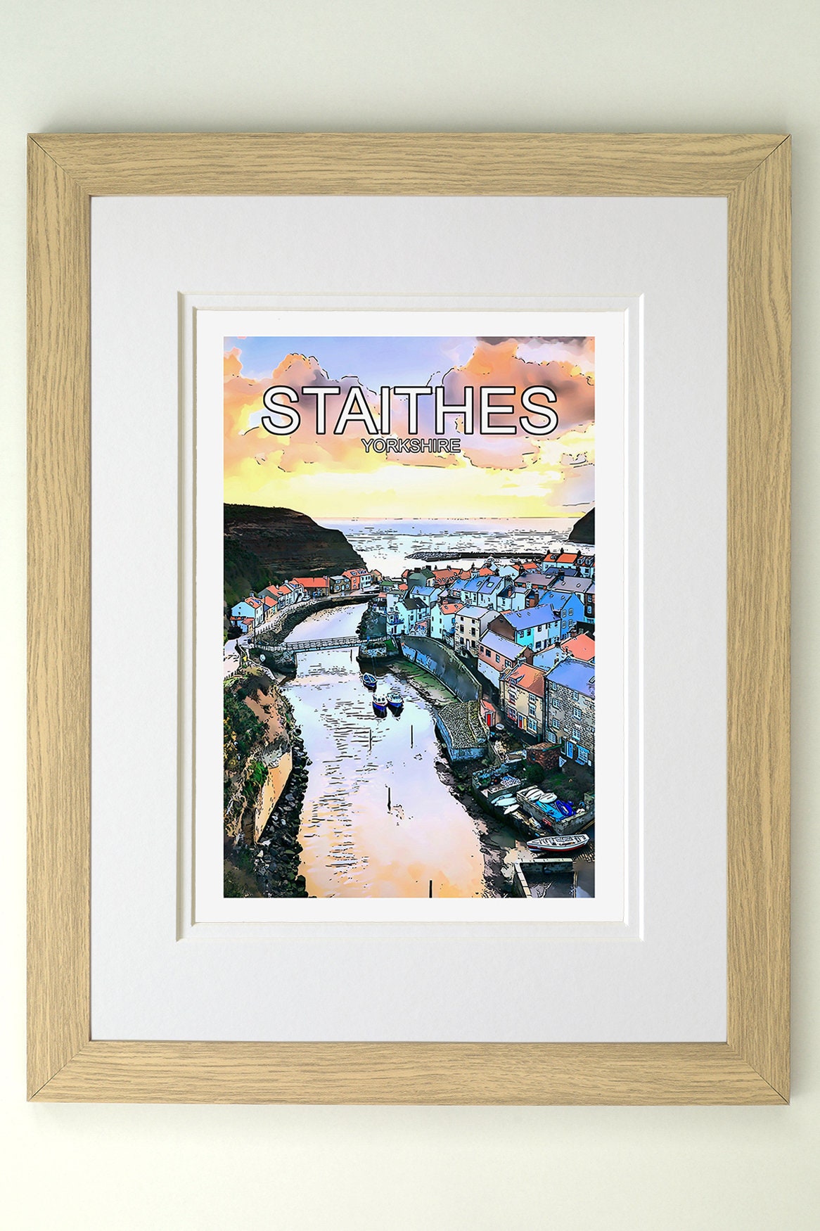 Poster Style Print in 7x5 A4 or A3 Sizes With Ivory or White - Etsy
