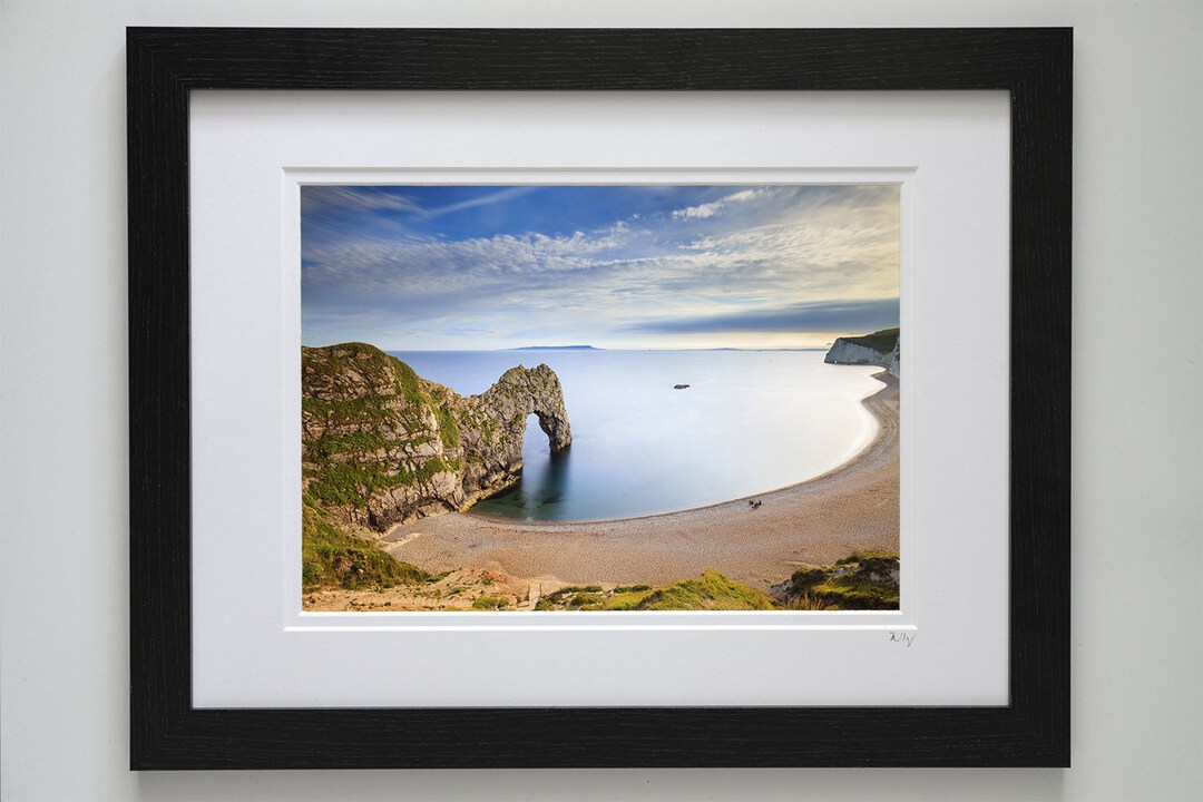 7x5, A4 or A3 Photograph in a White Mount With Oak or Black Photo Frame ...