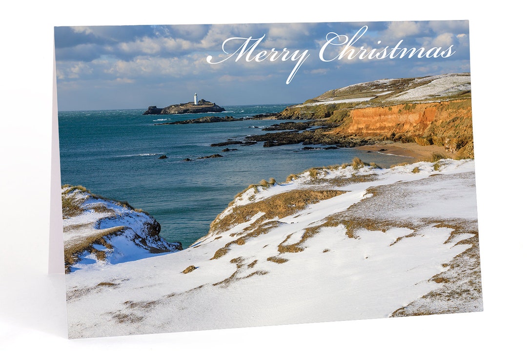 A5 folded From A4 Cornish Christmas Cards Featuring the - Etsy