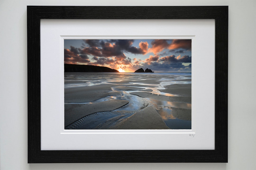 7x5 A4 or A3 Photo in White Mount With Oak or Black - Etsy