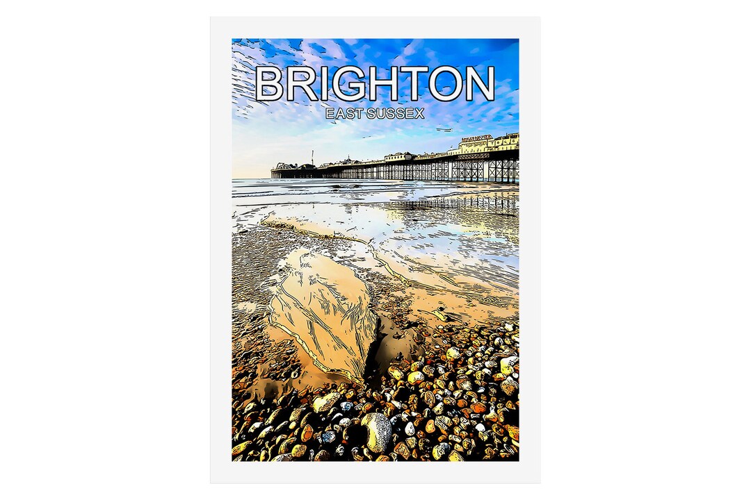 Poster Style Print in 7x5″, A4 or A3 Sizes With Ivory or White Mount ...