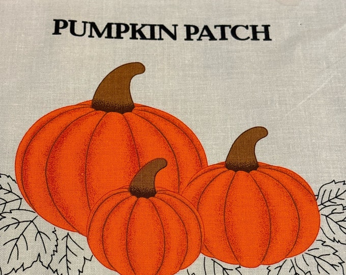 Cranston VIP Pumpkin Patch Fabric Panel - Etsy