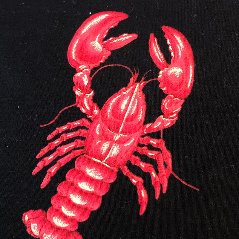Lobster Print Fabric - Etsy