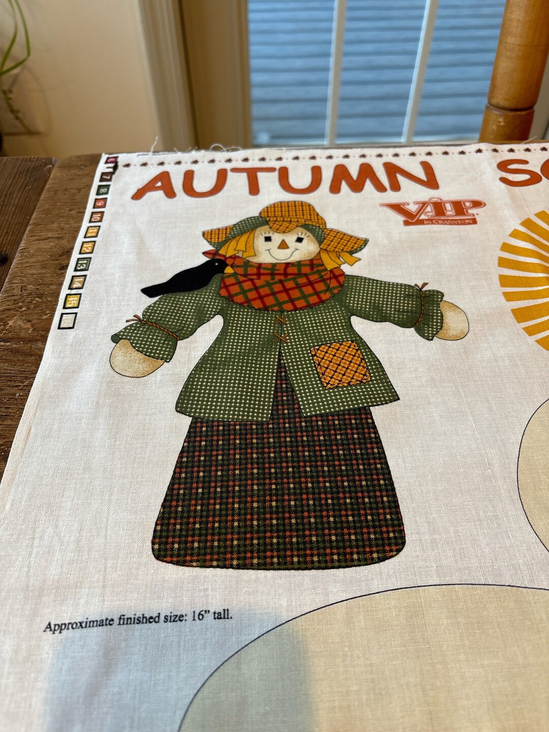 Cranston VIP Autumn Scarecrow Fabric Panel - Etsy
