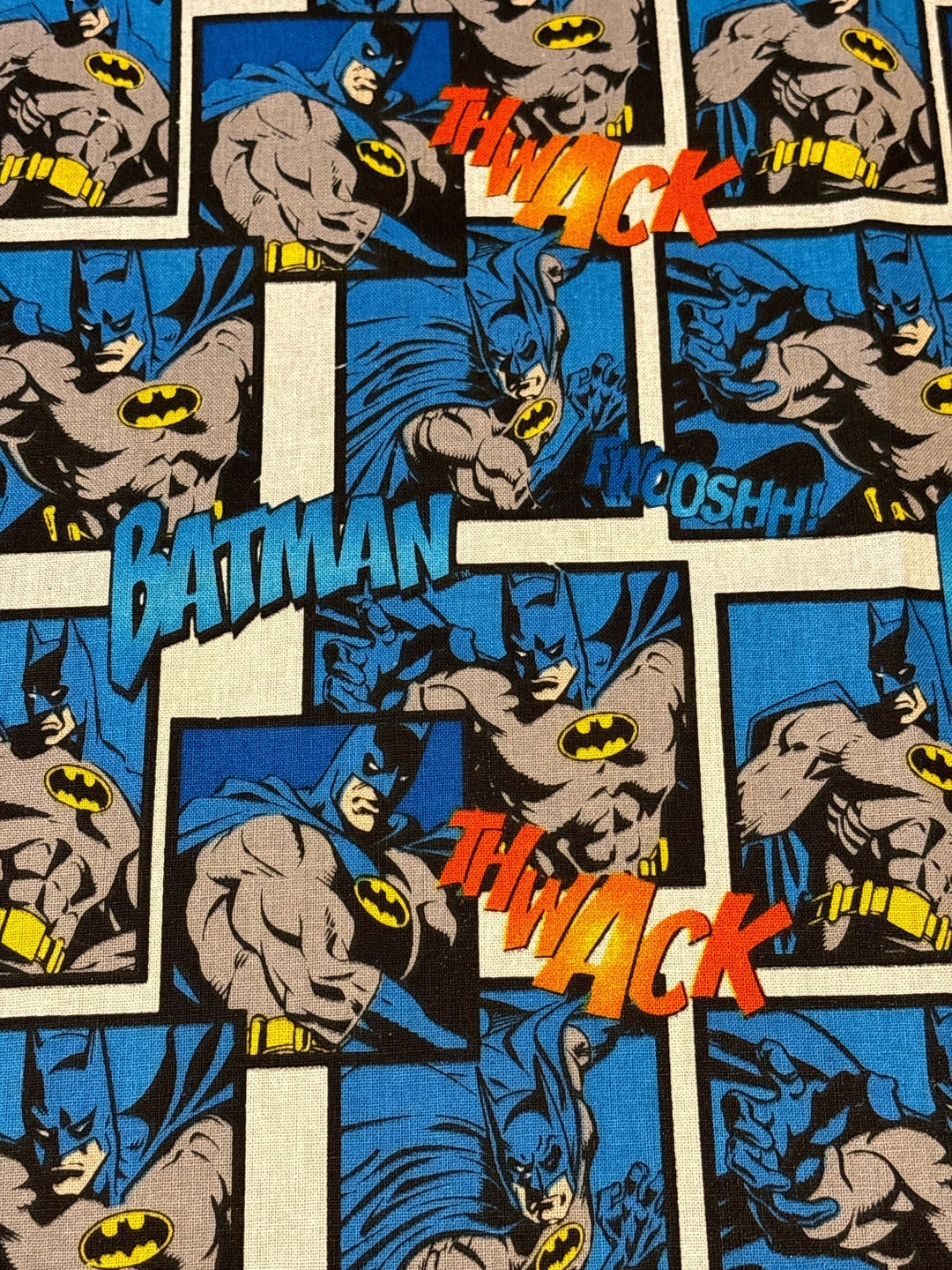 Batman Themed Cotton Fabric - Etsy