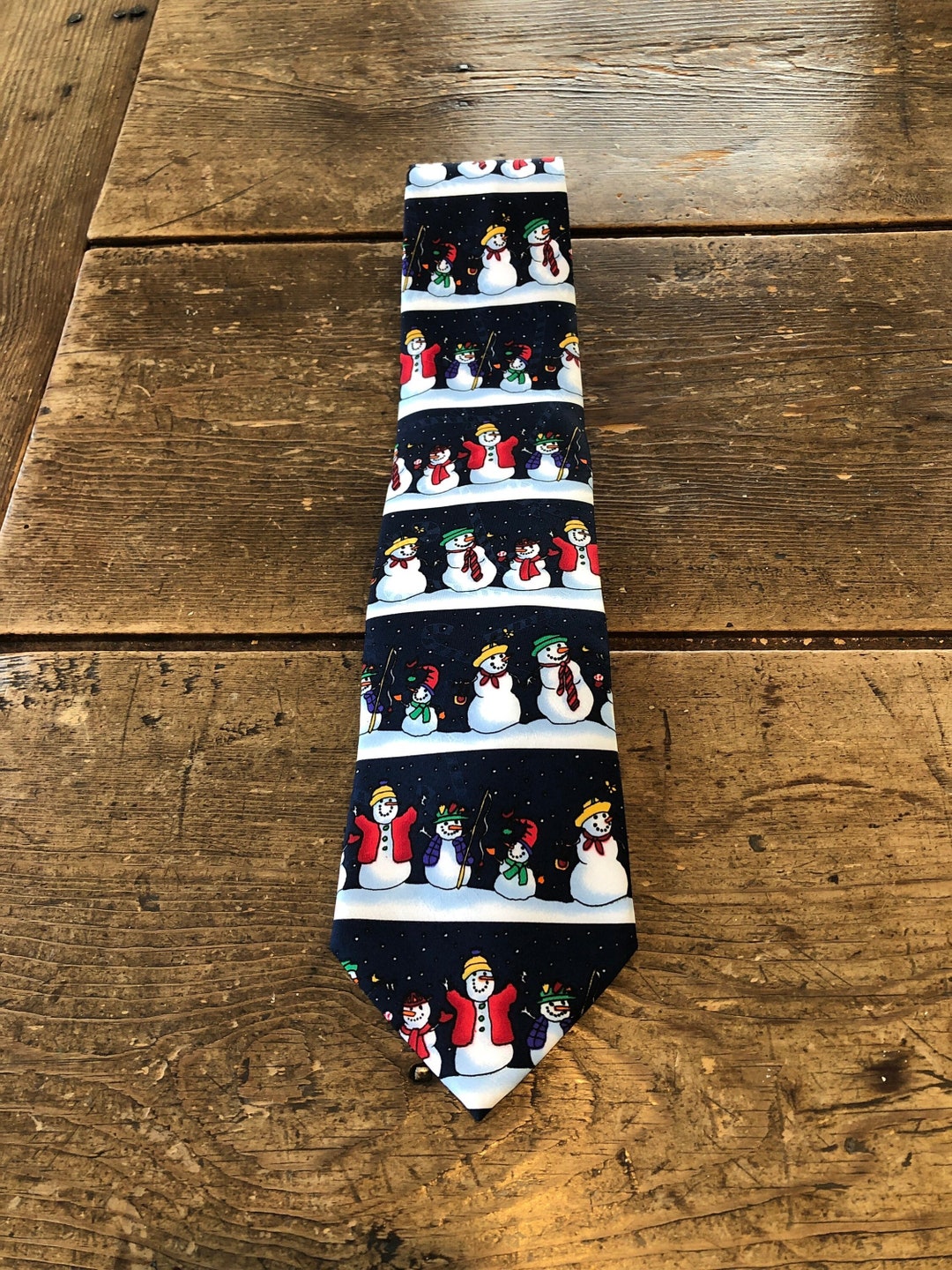 Hallmark Snowman Theme Christmas Necktie - Etsy