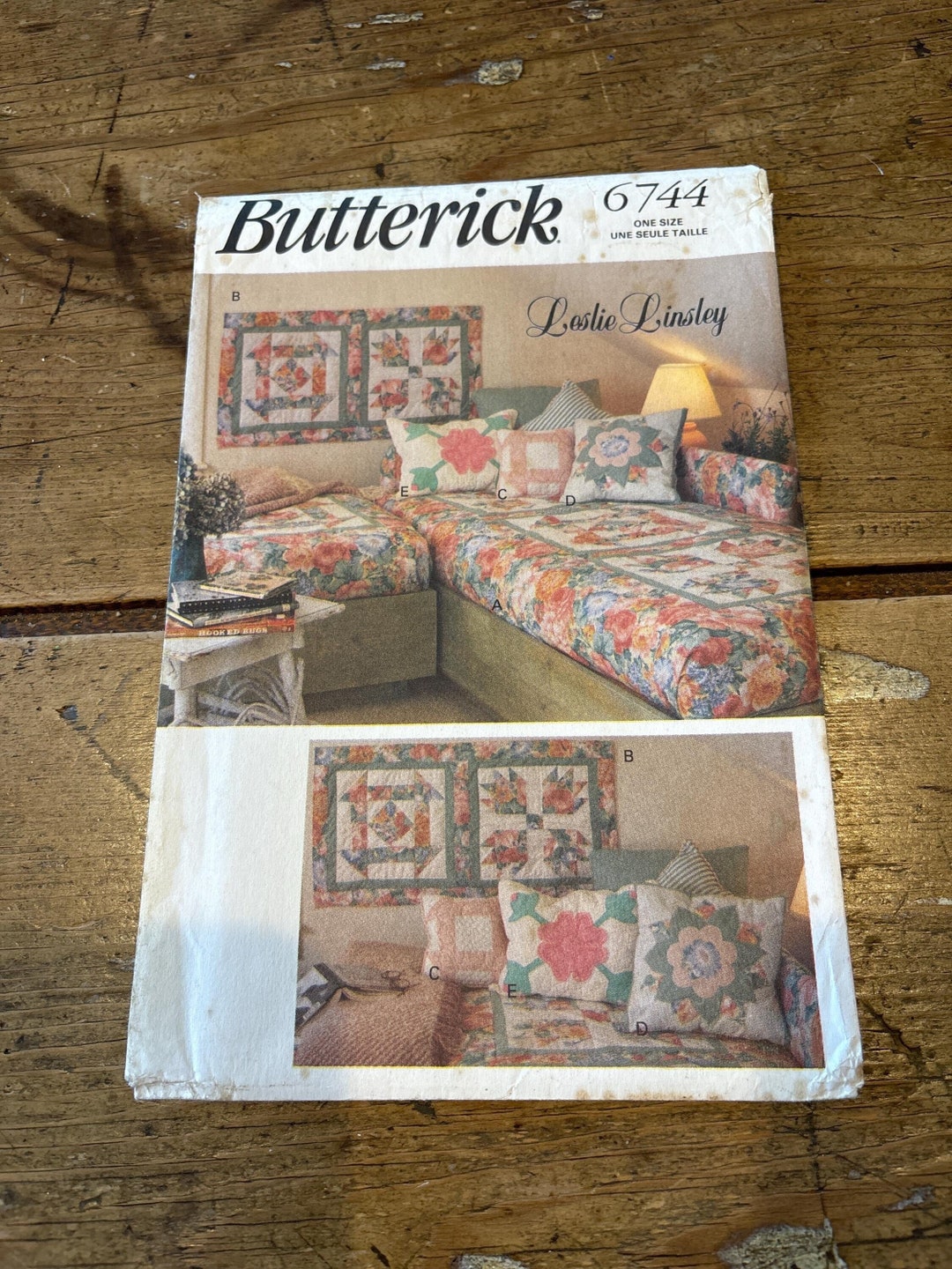 Butterick Quilt, Wall Hanging and Pillow Pattern #6744 - Etsy