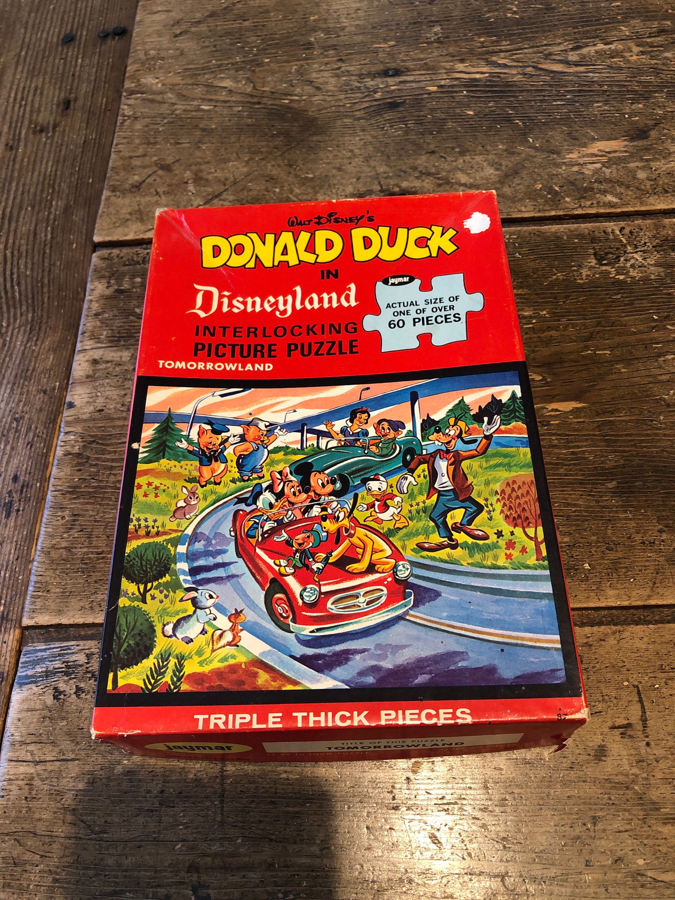 Walt Disney Donald Duck Picture Puzzle - Etsy