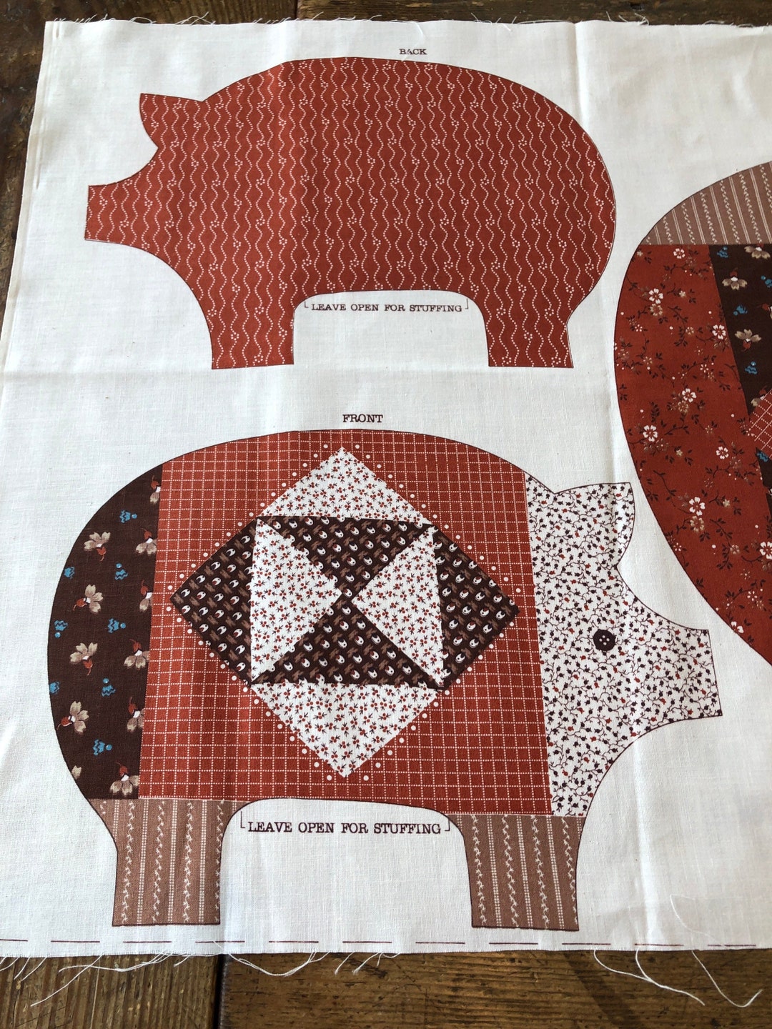 Cranston VIP Patchwork Pig Panel - Etsy