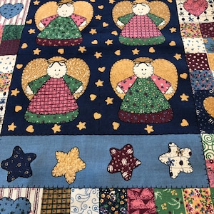 Little Quilt Angel Fabric Panel - Etsy