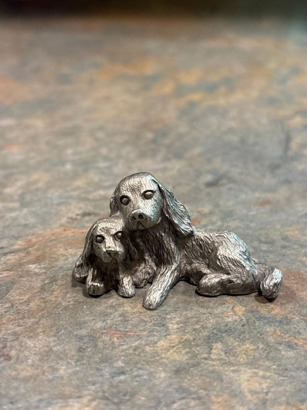Spoontiques Pewter Cocker Spaniel Figurine - Etsy