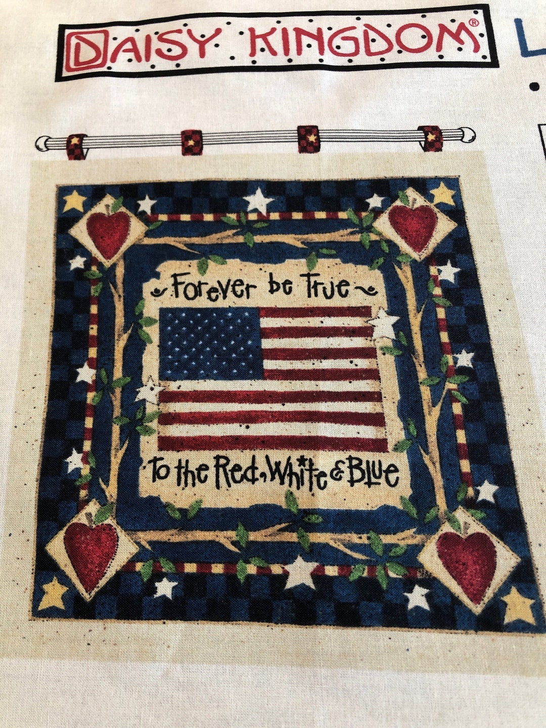 Daisy Kingdom Let Freedom Ring Quilt Fabric Panel - Etsy