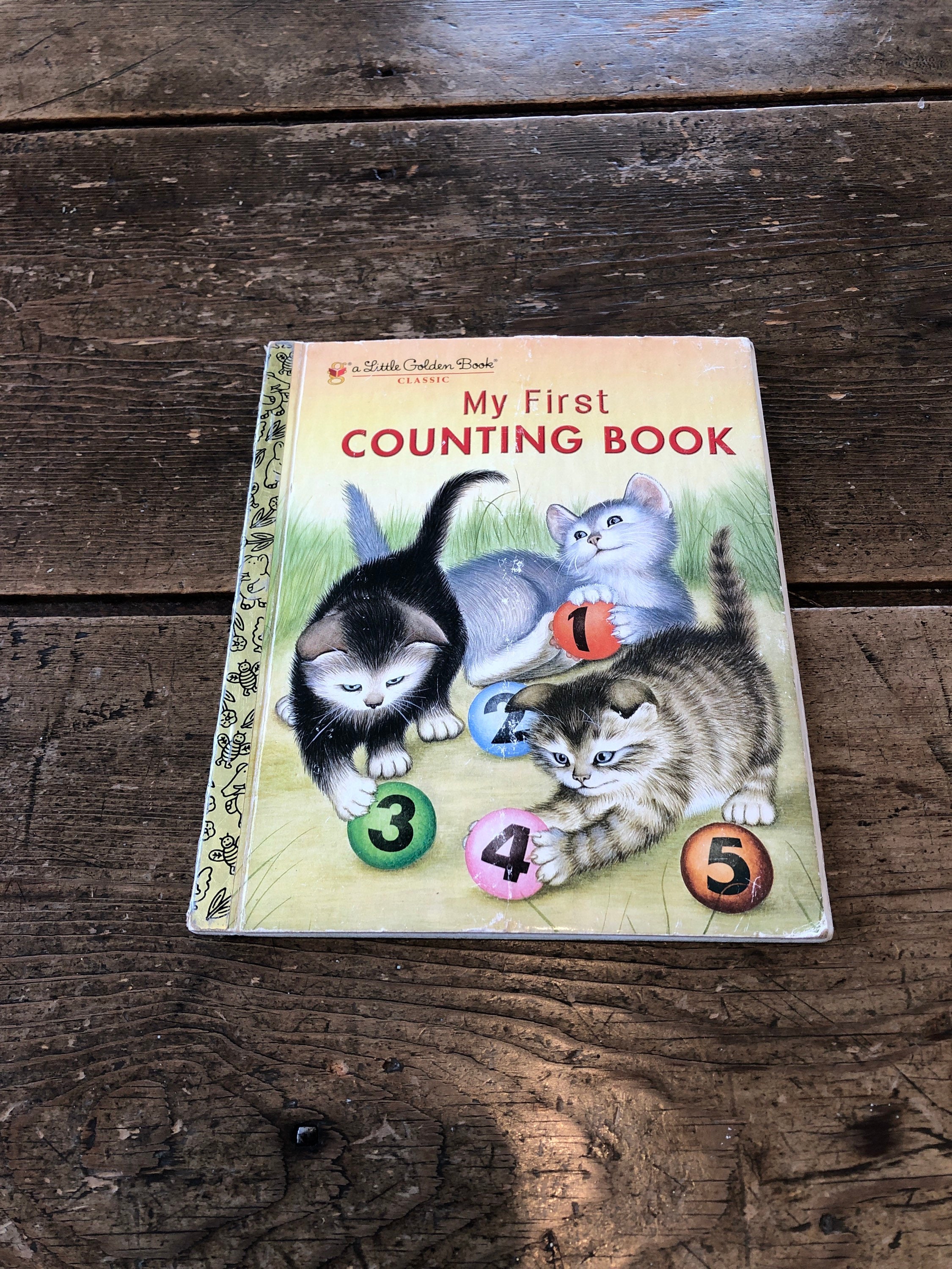 A Little Golden Book Classic My First Counting Book | Etsy