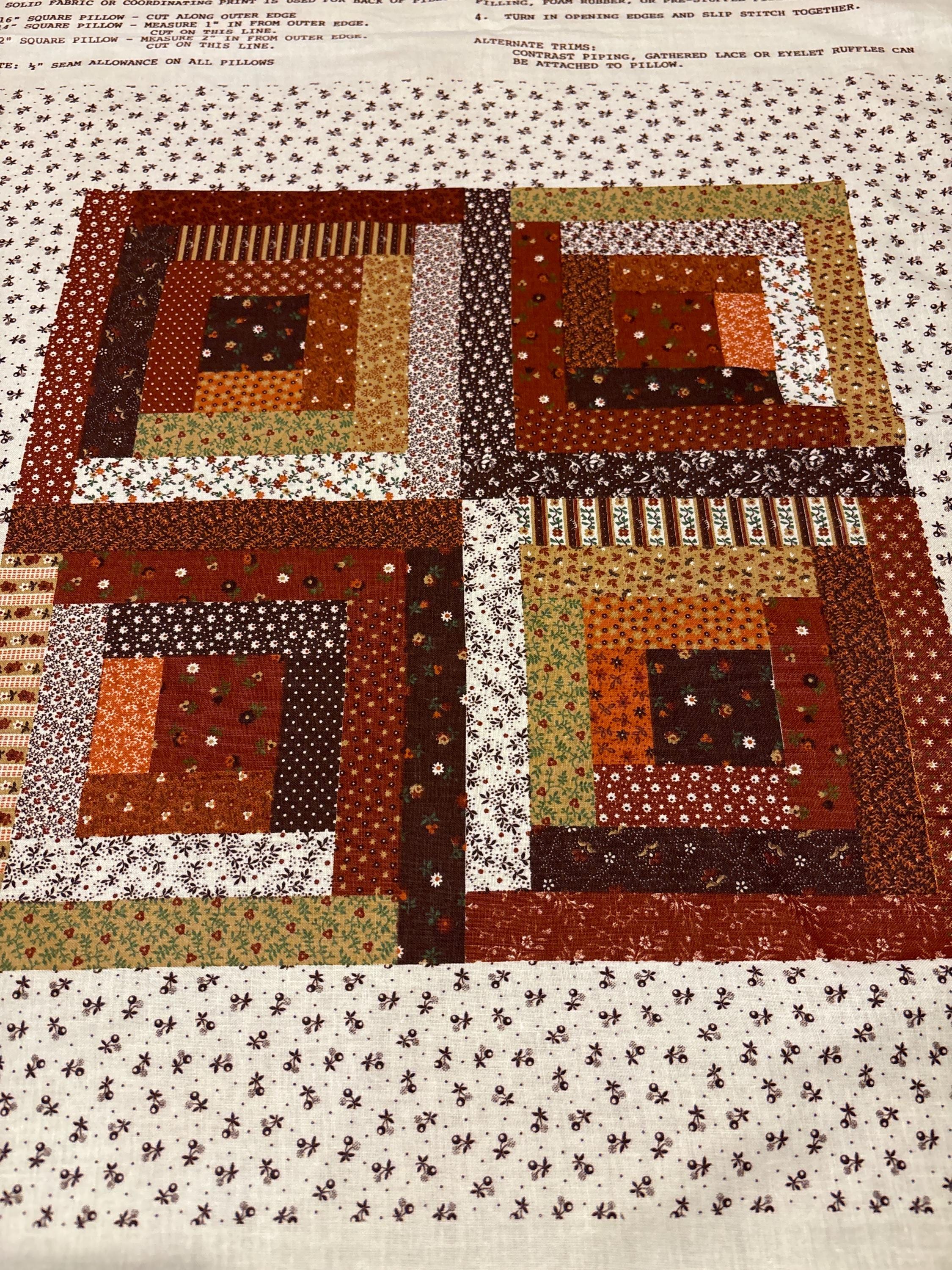 Cranston VIP Log Cabin Fabric Pillow Panel - Etsy Canada