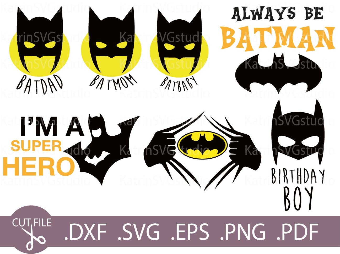 Bat Dad Svg Bat Mom Svg Bat Baby Svg Bat Svg Heroes Svg | Etsy