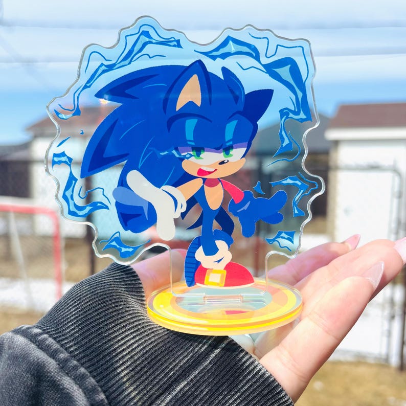 Sonic & Shadow HOLO STANDEES [PREORDERS] - Etsy
